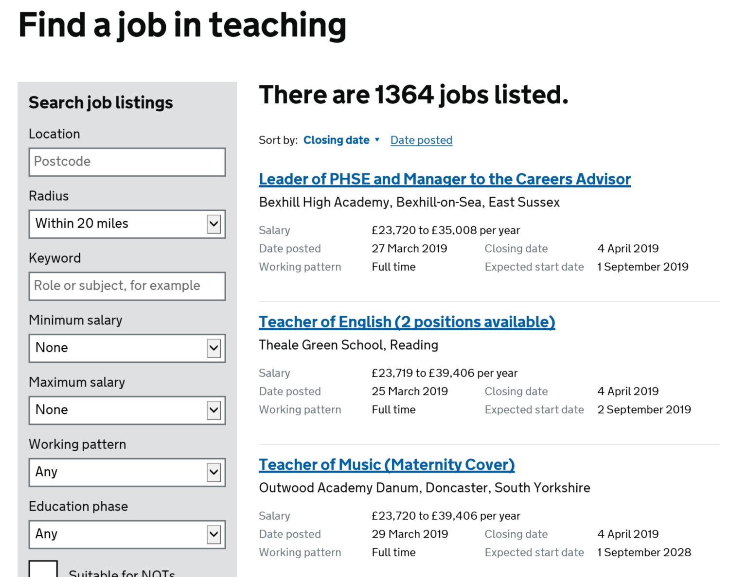 Why we built the new Teaching Vacancies service – DfE Digital, Data and ...