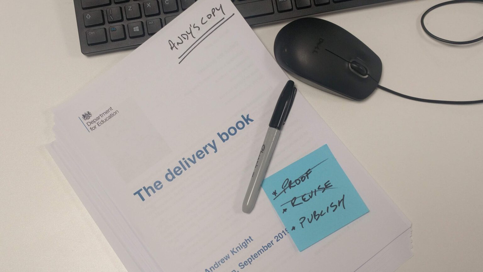 We’ve updated The Delivery Book – a book to help teams deliver – DfE ...