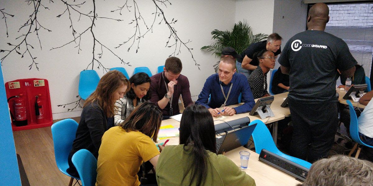 We ran a creative and diverse hackathon with CodeUntapped – DfE Digital ...