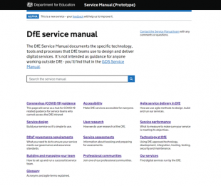 June 2020 – DfE Digital, Data and Technology