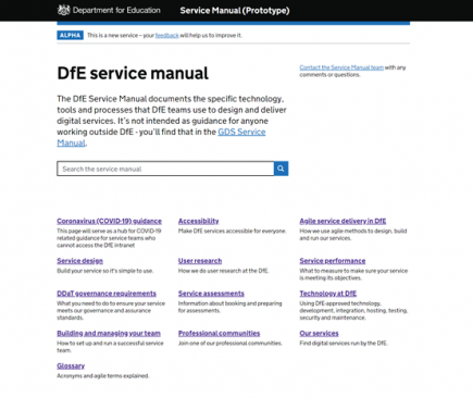 June 2020 – DfE Digital, Data and Technology