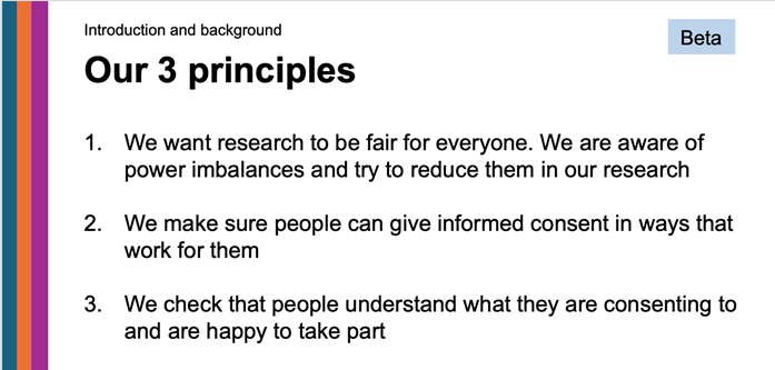 Creating 3 principles of informed consent for user research – DfE ...